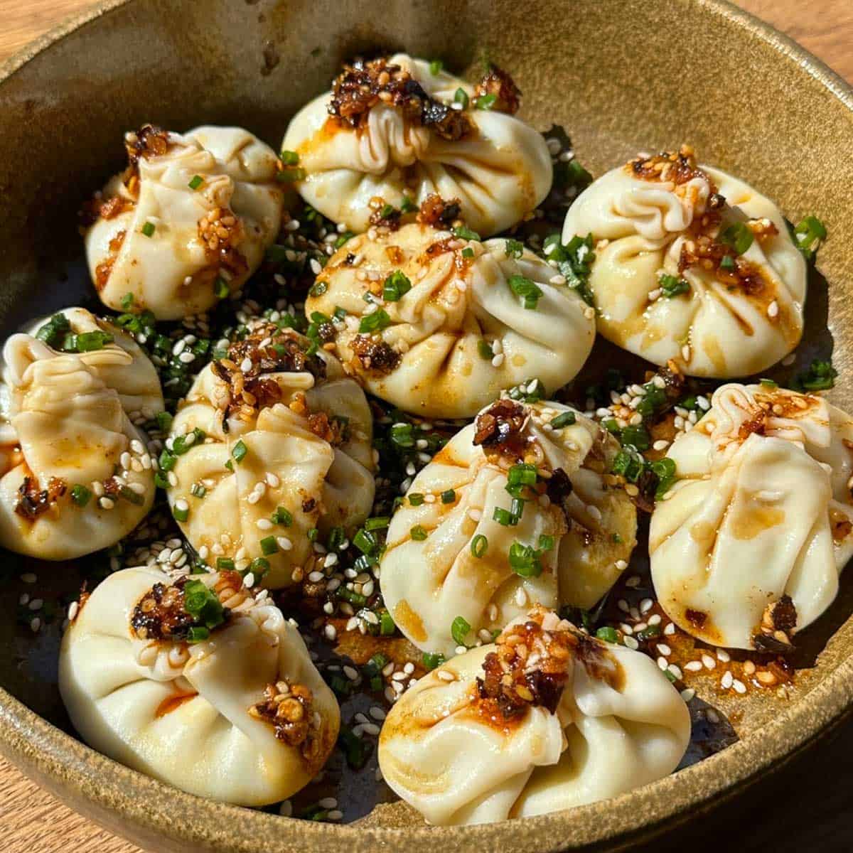 Tofu, Chive and Ginger Dumplings
