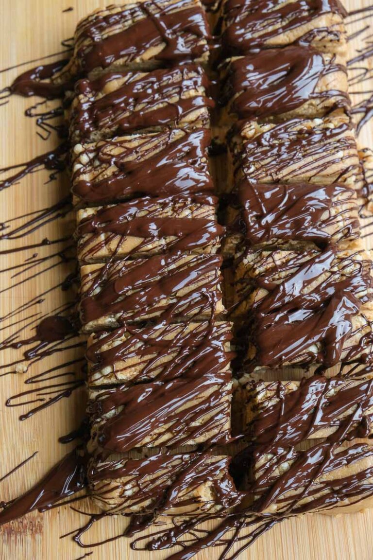 Crispy Peanut Butter Fudge Bars