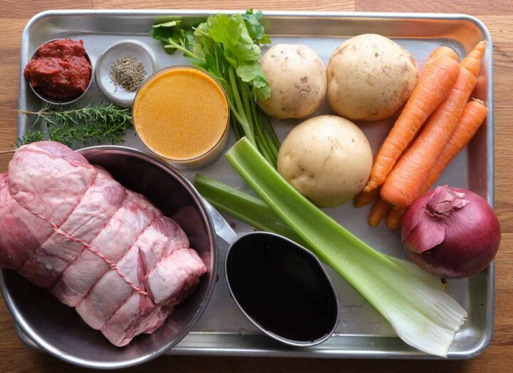 The Easiest Lamb Stew (one pot, no sear, set and forget!)