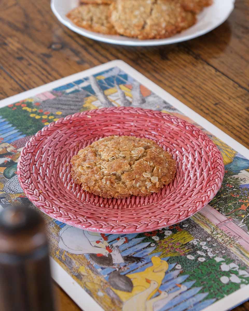 Brown Butter Miso ANZAC-style Biscuits